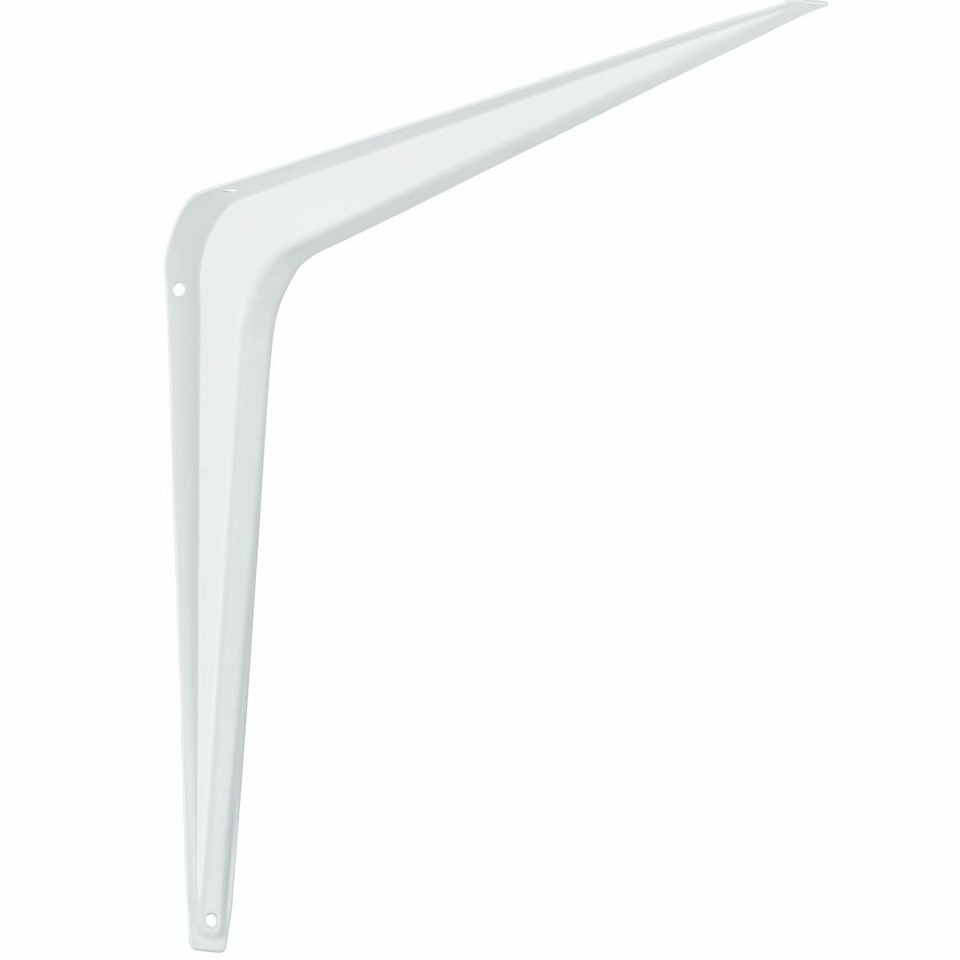 Shelf bracket white wall bracket shelving system console steel angle ...