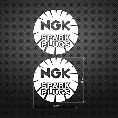 NGK Spark Plugs Replacement DECALS PEGATINAS AUFKLEBER AUTOCOLLANT | eBay