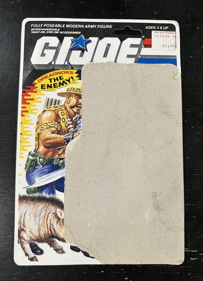 Vintage GI Joe ARAH Gnawgahyde Full Card Backfire Card | eBay