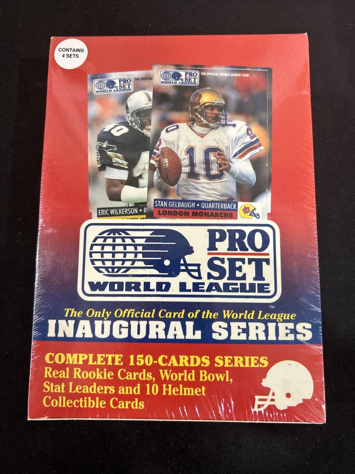 1990 Pro Set World League Inaugural Series Football Box Sealed Unopened ...