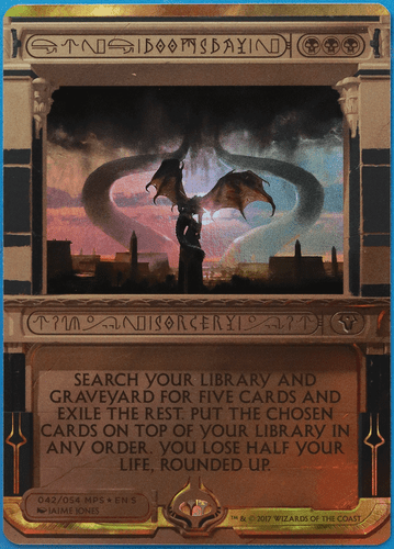Doomsday FOIL Masterpiece Series: Amonkhet Invocations NM CARD (502121 ...