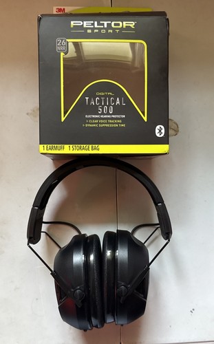 Peltor Sport Tactical 500 Bluetooth Ear Muffs, NRR 26 dB, Shooting ...