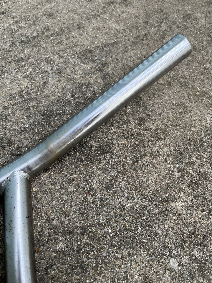 Old School CW Racing Bars Bmx Mongoose GT Torker Hutch Mustache Chrome ...