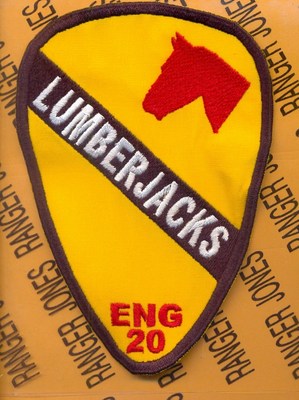 20th Engineer Bn LUMBERJACKS 1st Cavalry Division 5" patch c/e | eBay