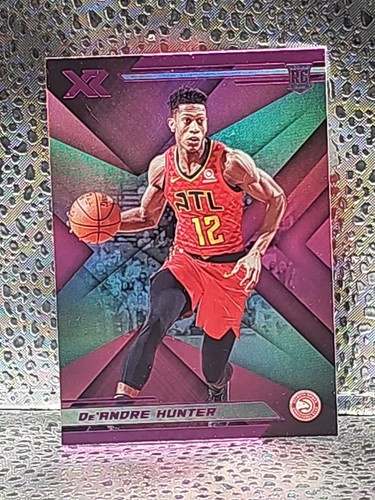 2019-20 Panini Chronicles XR Pink Deandre Hunter Rookie RC #283 Hawks ...