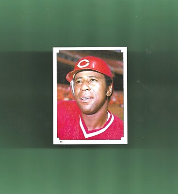 1984 Topps MINI STICKER Card # 55 DAN DRIESSEN CINCINNATI REDS SHARP ...
