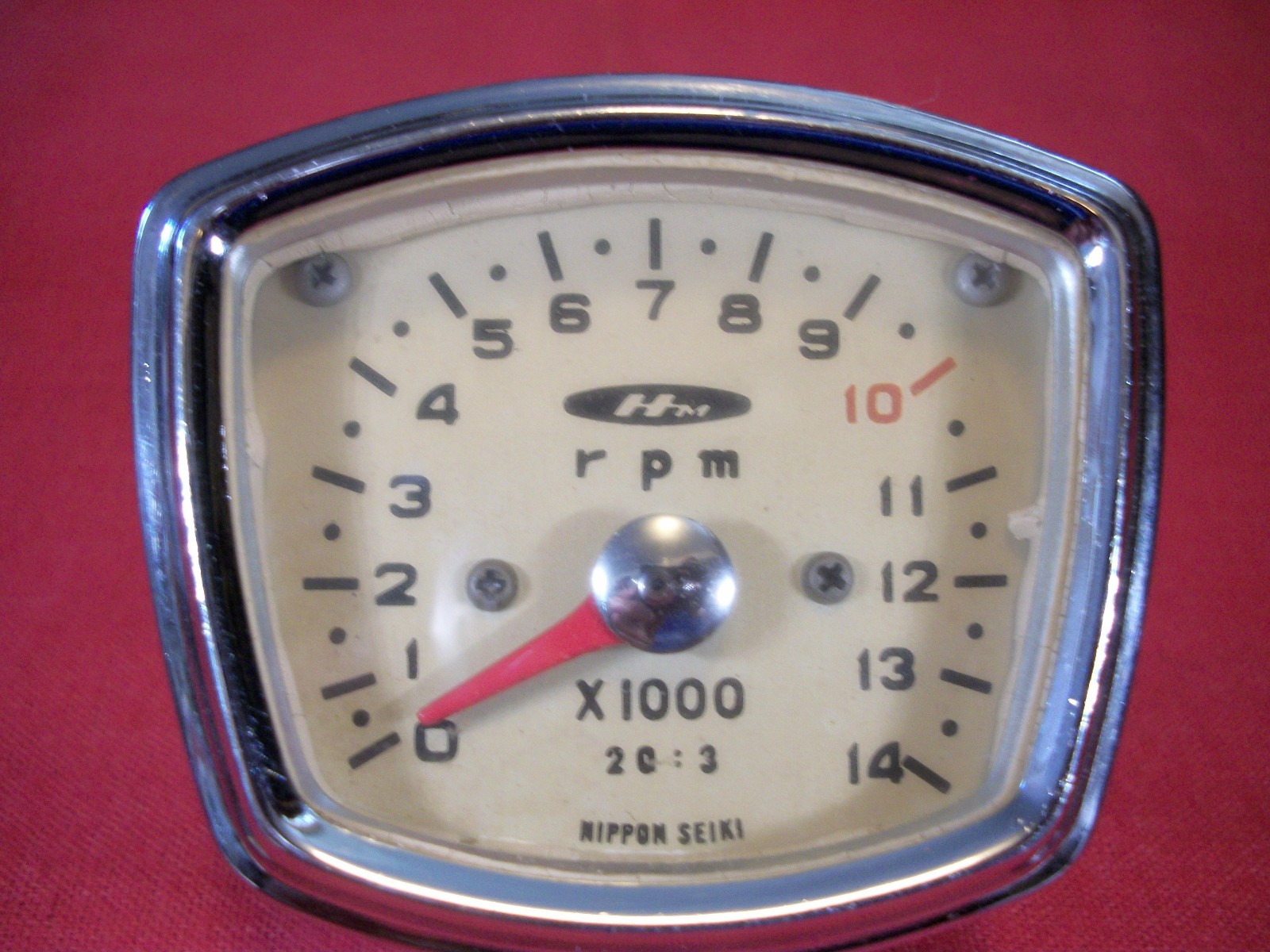 Honda CB92R SS Racer 125 CYB CE71 CSA77 OEM Late Nippon Tachometer 60s ...
