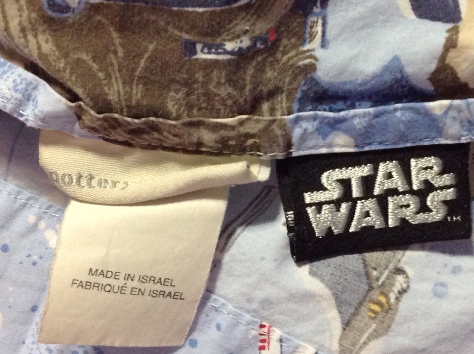 HTF 2008 Pottery Barn Kids Star Wars "A New Hope" Full Flat, Fitted ...