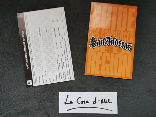 Notice + Doc Playstation 2 PS2 - GTA Grand Theft Auto San Andreas | eBay