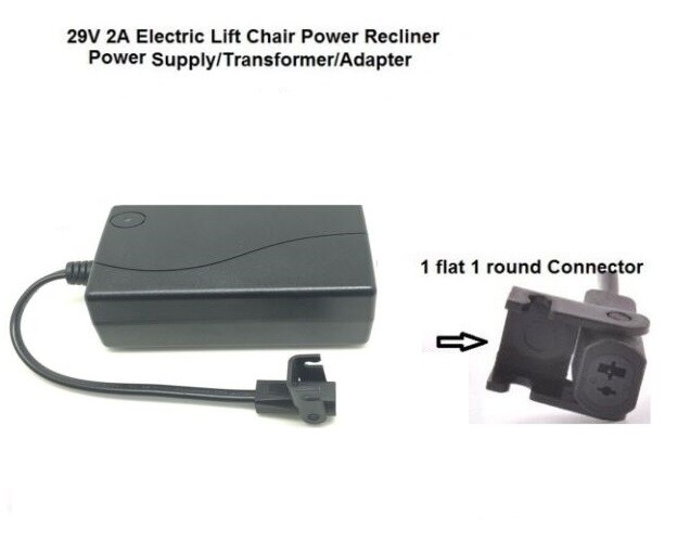 Power Recliner Adapter 29V 2A Sofa Lift chair Transformer + Cord ...