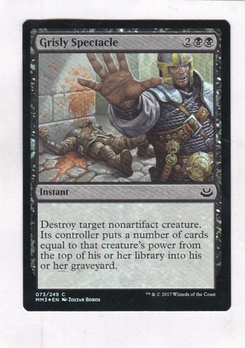 MTG: Modern Masters 2017: FOIL: Grisly Spectacle | eBay