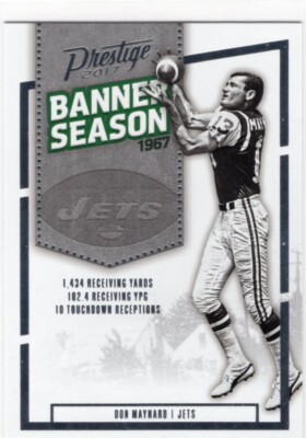 2017 Panini Prestige Don Maynard Banner Season | eBay
