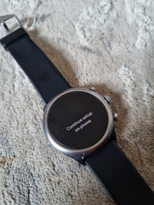 Fossil Sport DW9F2 Smart Watch Touch Screen Black Silicone Strap ...