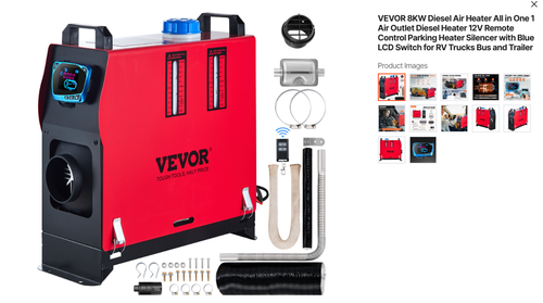 VEVOR 8KW Diesel Heater NEW IN BOX | eBay