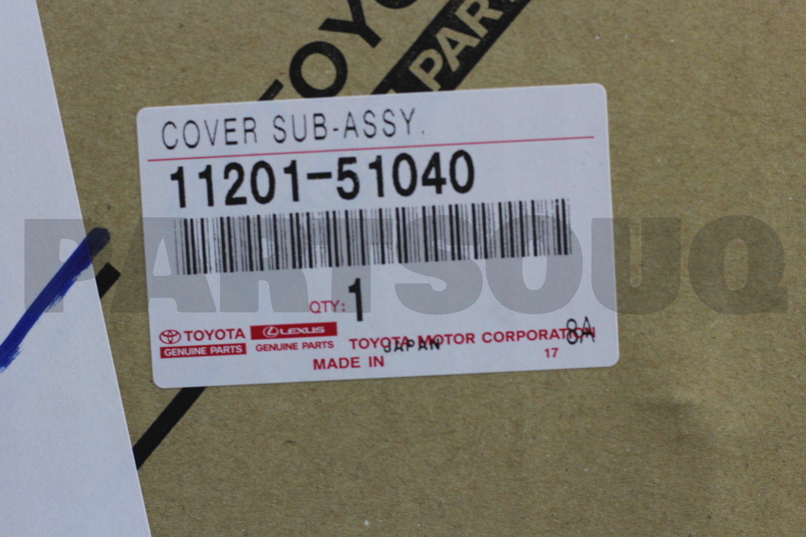 1120151040 Genuine Toyota COVER SUB-ASSY, CYLINDER HEAD 11201-51040 | eBay