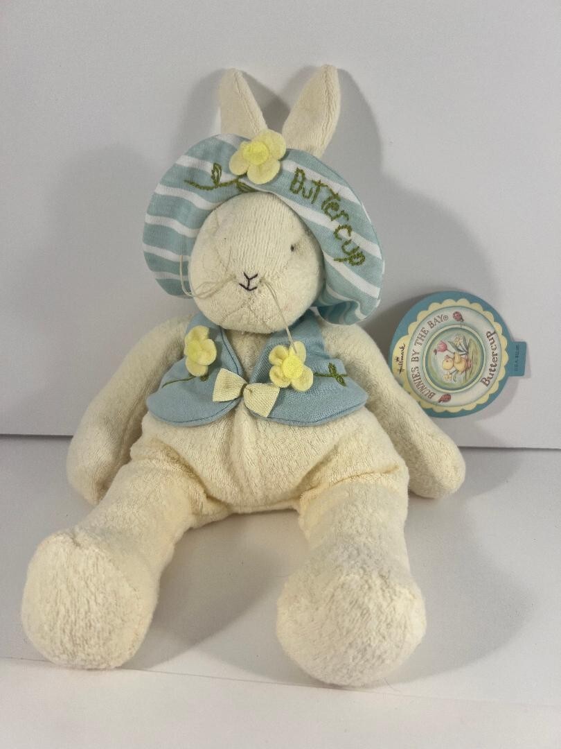 RARE Hallmark Bunnies by The Bay 12 Buttercup Bunny 2003 Plush Tags ...