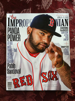 Pablo Sandoval the Red Sox issue The Improper Bostonian magazine April ...