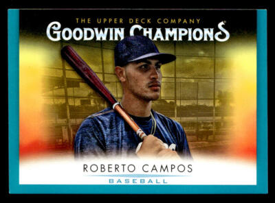 2021 Upper Deck Goodwin Champions #76 Roberto Campos Royal Blue Card | eBay