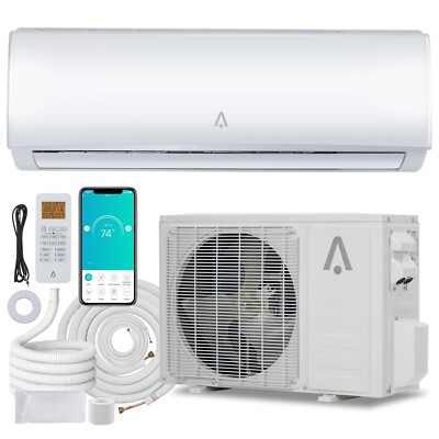 12000BTU 19 SEER Mini Split AC/Heater-Energy Star, Quiet Inverter, Fast ...