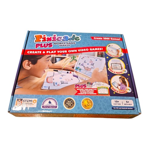 *NEW* Pixicade Plus Mobile Game Maker Create & Play 2000 Video Games ...