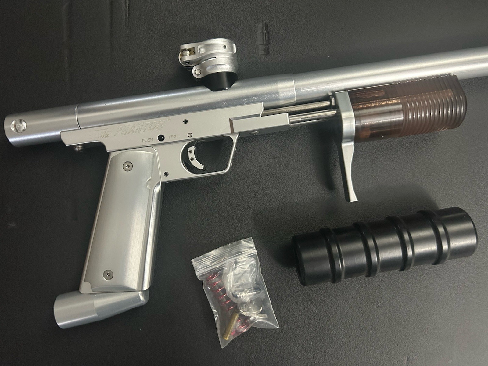 Custom Gas Thru grip CCI Phantom Paintball Marker Dual Undercocking ...