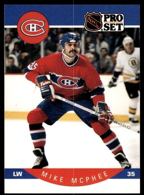 1990-91 Pro Set Mike McPhee | eBay