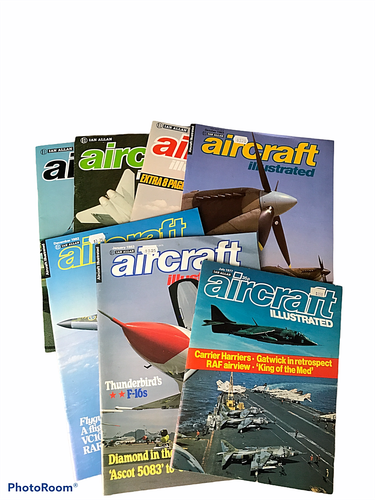 Vintage Lot of 6 Aircraft Illustrated Magazines Various Months Years | eBay