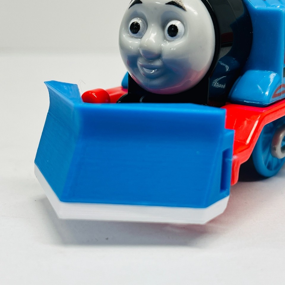 CUSTOM 3D PRINTED Snow Plow & Santa Hat for TrackMaster & Tomy Trains ...