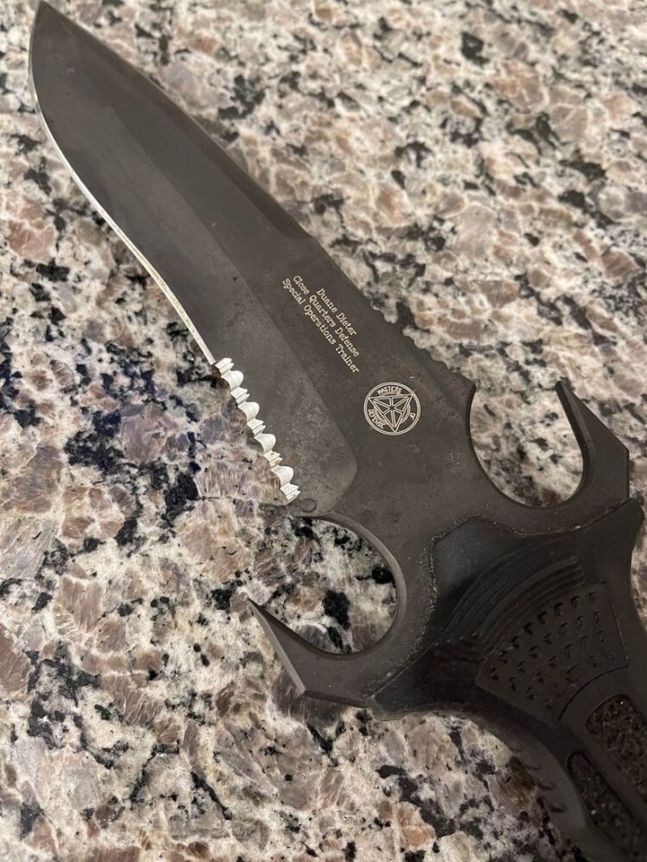 M.O.D. Masters Of Defense Duane Dieter Mark V Serrated Knife RARE ...