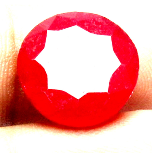 Amazing Utah Red Beryl/Bixbite Round Shape 10 Ct Ring size Certified | eBay
