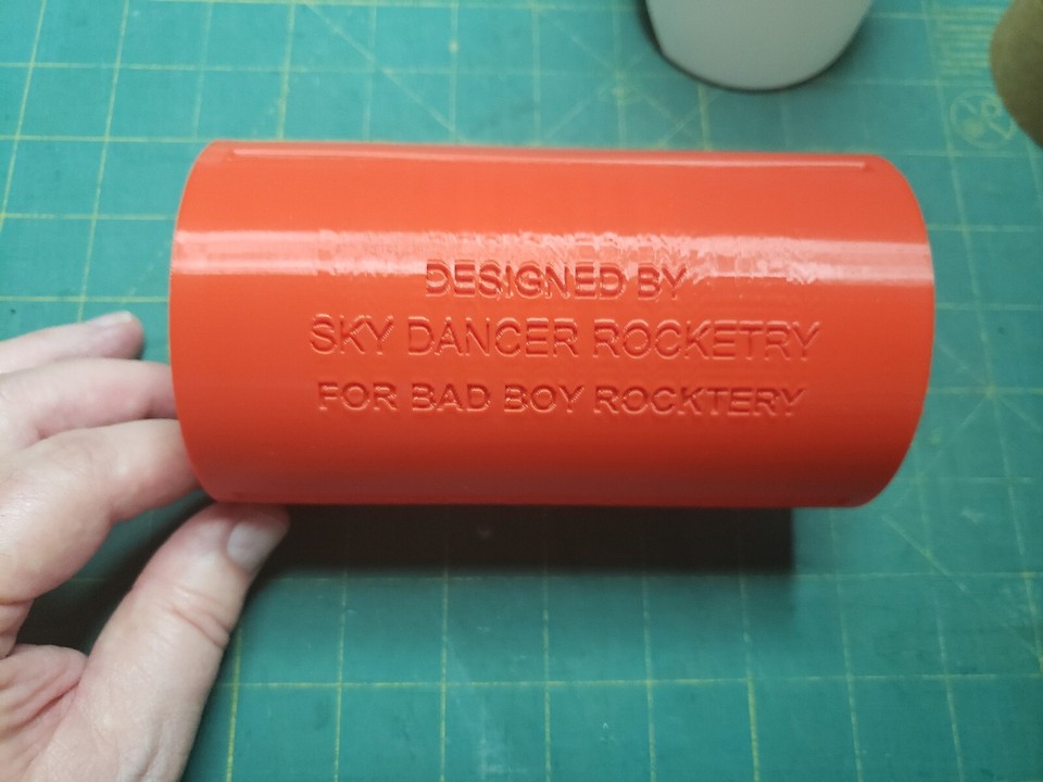 Upscale 3" Yellow Jacket Model Rocket Kit 54" Tall, 3 inch Dia, 38mm ...