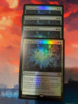 MTG Modern Horizons 3 Primal Prayers Foil x 4 | eBay