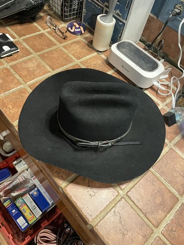 MHT Master Hatters of Texas Cowboy Hat – Black 3X Beaver Blend 7 1/8 ...