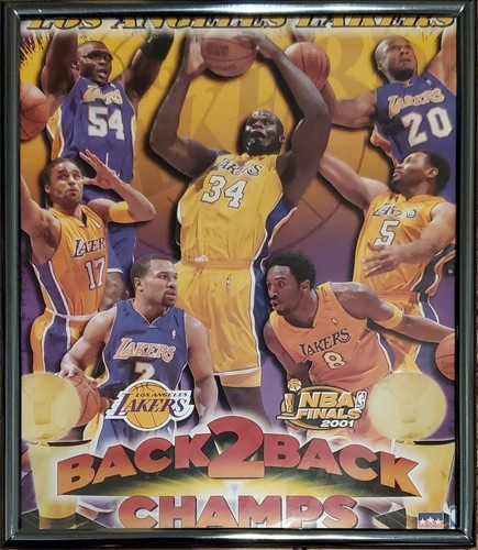 Los Angeles Lakers Back to Back Champions Poster | eBay