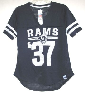 FANATICS LOS ANGELES RAMS QUENTIN LAKE WOMEN'S NAVY FASHION JERSEY ...