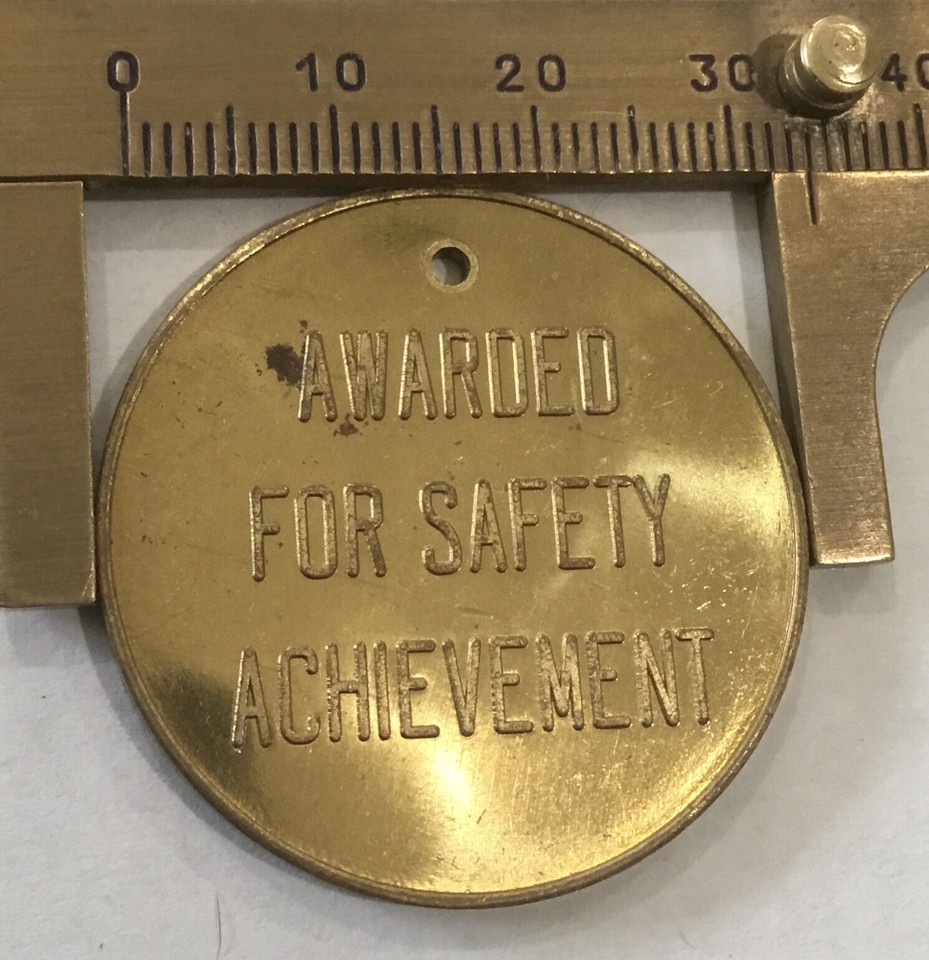 PKS Contractors Safety Achievement Award Coin Medal | eBay