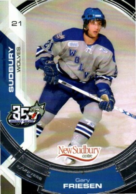 Gary Friesen 2006-07 Sudbury Wolves | eBay