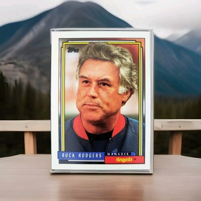 1992 Topps Manager Angels Buck Rodgers NN & NoBio #21 Baseball Card | eBay