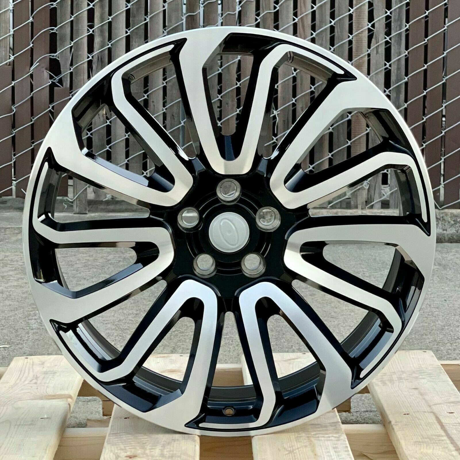 22" Wheels Fit Range Rover Land Rover HSE Sport Charger Black Machine ...