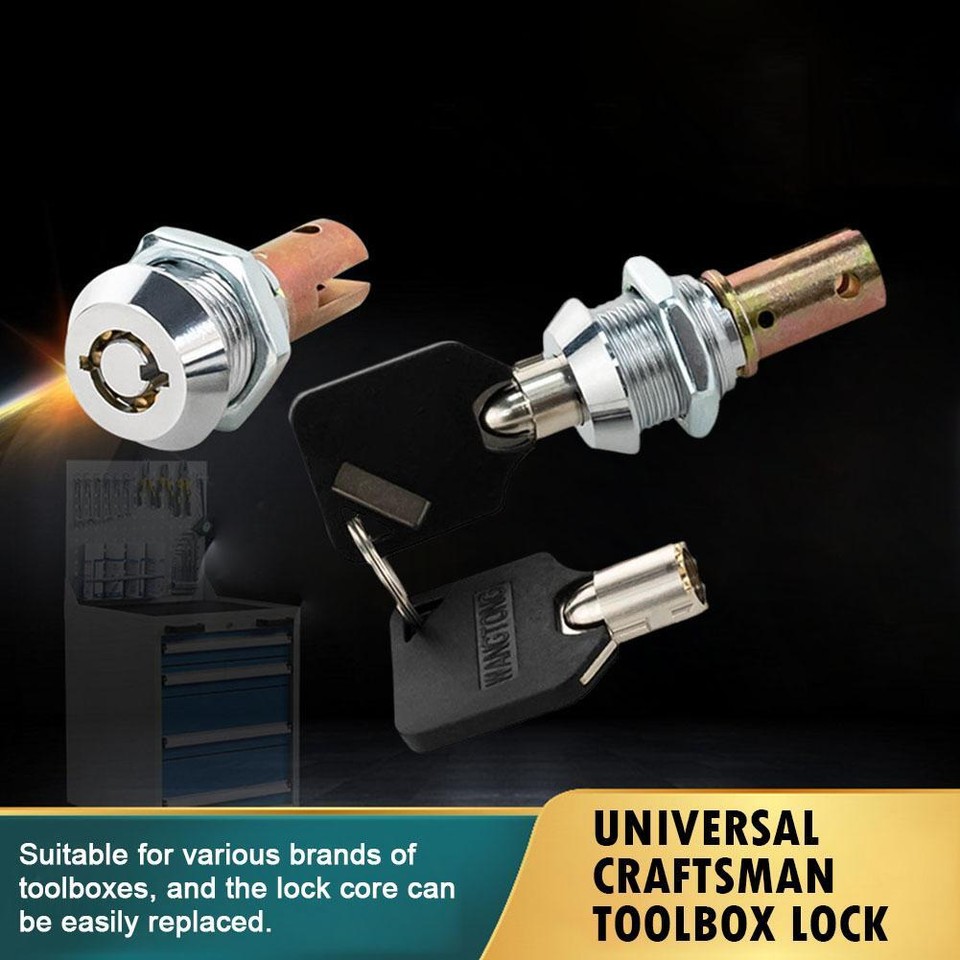 Universal craftsman toolbox lock American tool cabinet linkage drawer ...