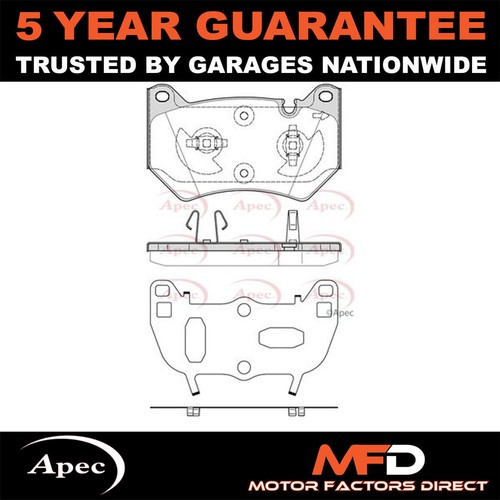 Fits Audi Q5 2016-2021 2.0 TDi Apec Front Brake Pads Set #1 80A698151B ...