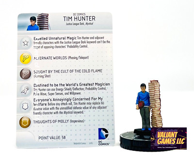 DC Heroclix Tim Hunter #055 w/ Card Justice League Trinity War Set ...