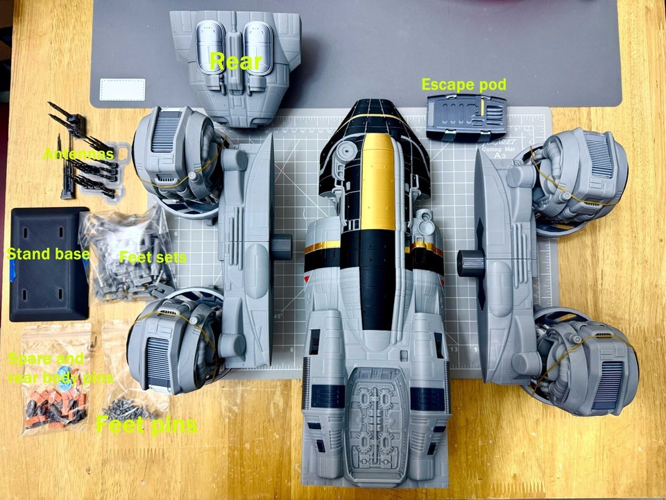 USCSS Prometheus Spaceship / Lander + Escape Module 19in. | eBay