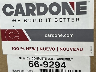 CV Axle Shaft-Assembly Front Right Cardone 66-9294 2033300801 | eBay