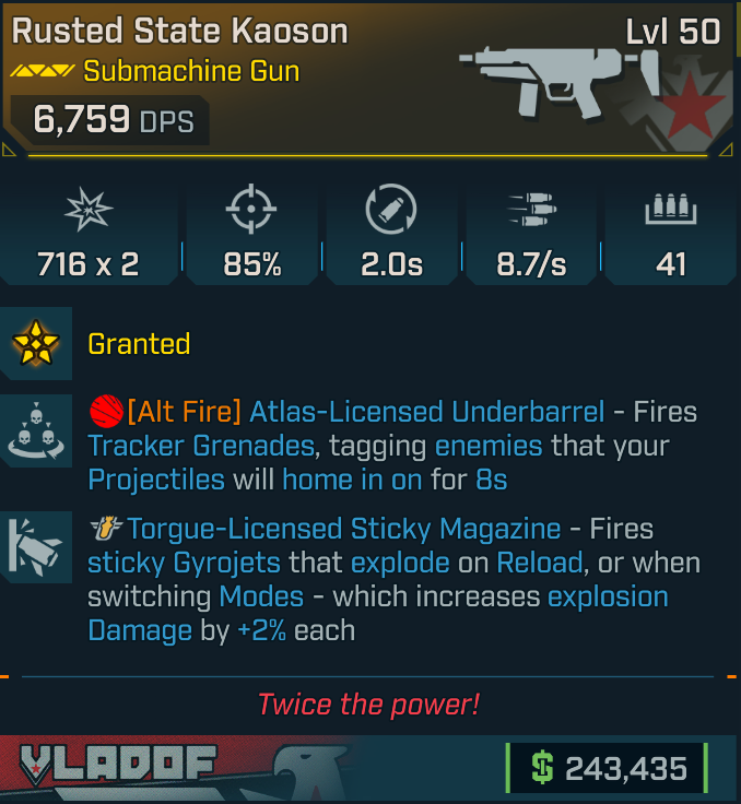 Borderlands 4 - lvl 50 Kaoson SMG ‐ U Pick - 100% TO CHARITY! (PC/PS/XBOX) | eBay