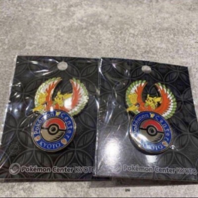 Pokemon Center Logo Pin Kyoto Pokemon Ho-Oh Set of 2 | eBay UK