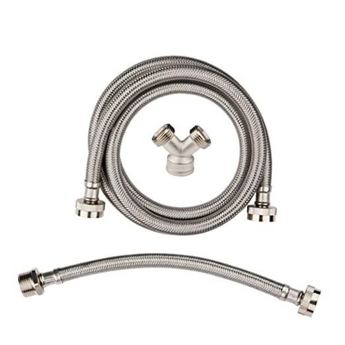 Steam Dryer Installation Kit, Stainless Steel Hoses, 6 ft Length Hose ...