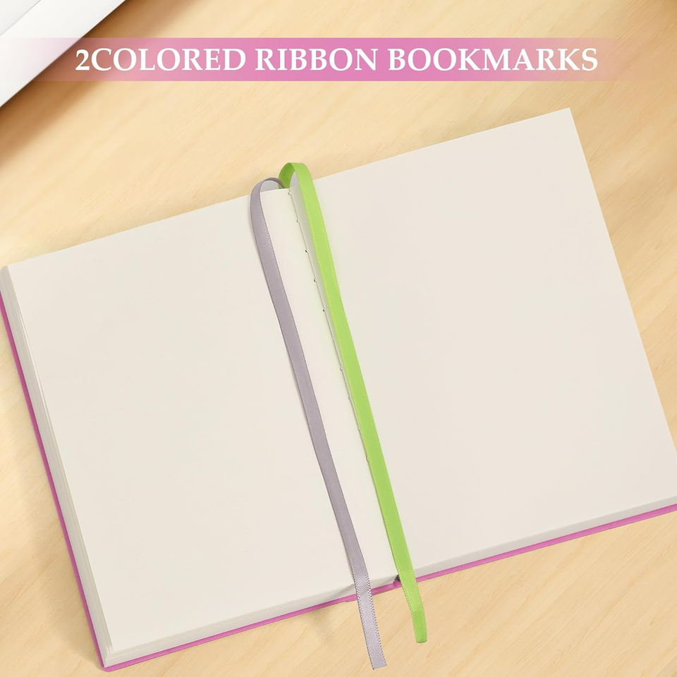 Thick Blank Journal Notebook 720 Pages 3.9 × 5.5 No Lines Soft Leather ...