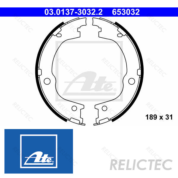 Parking Brake Shoe Set for Hyundai:SANTA FE II 2,FE I 1 58305-2BA00 | eBay