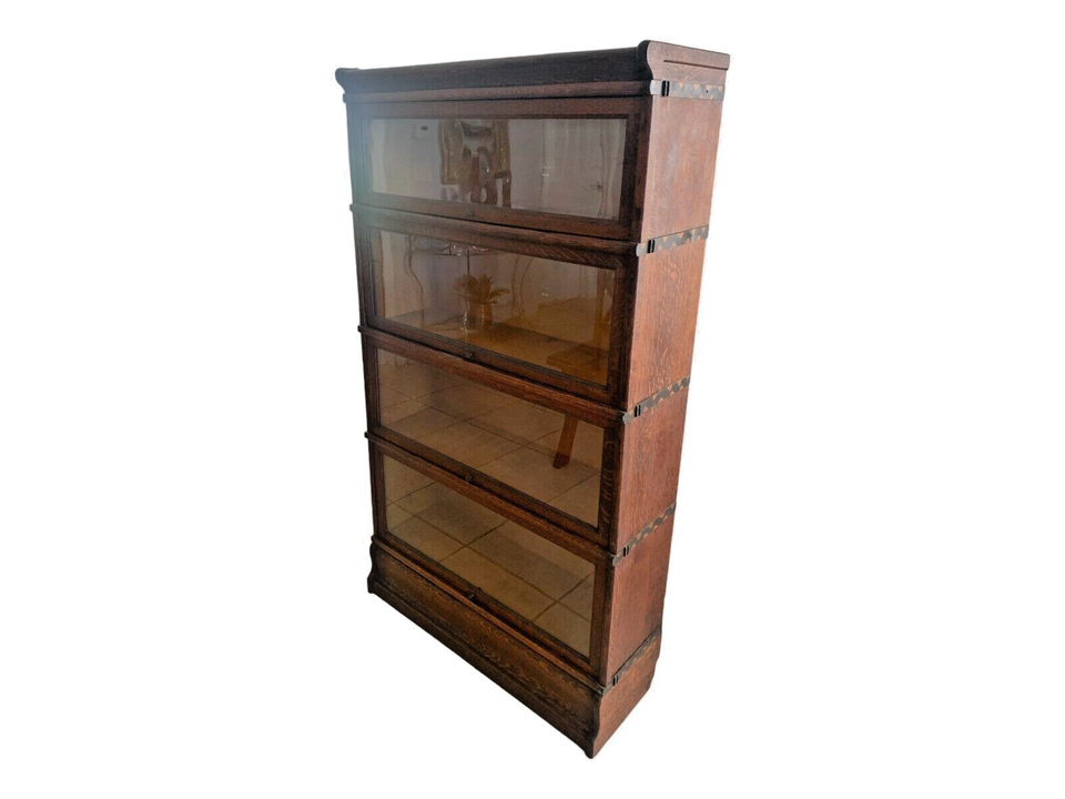 Vintage Macey Furniture 4 Stack Lawyer's Bookcase With Graduated ...